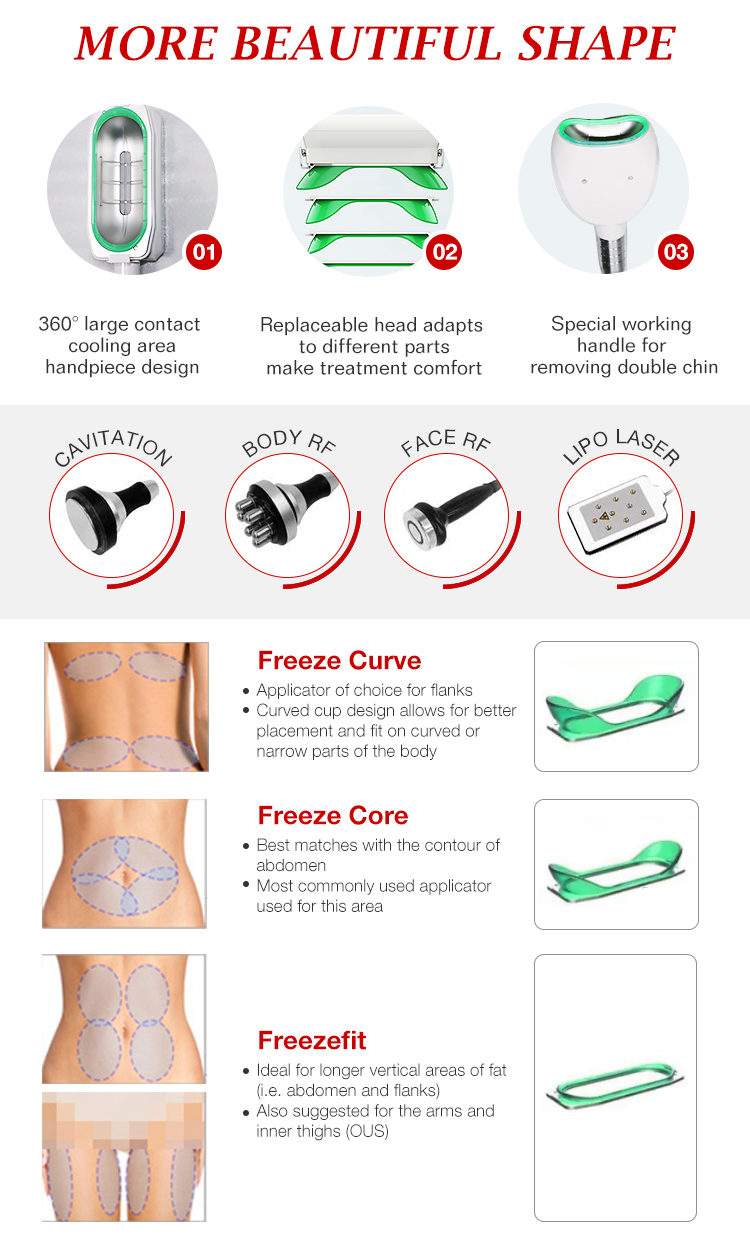 Remove belly fat without surgery cryo fat freezing machine